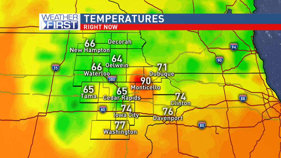 Heat burst in eastern Iowa | KGAN Heat burst in eastern Iowa | KGAN
