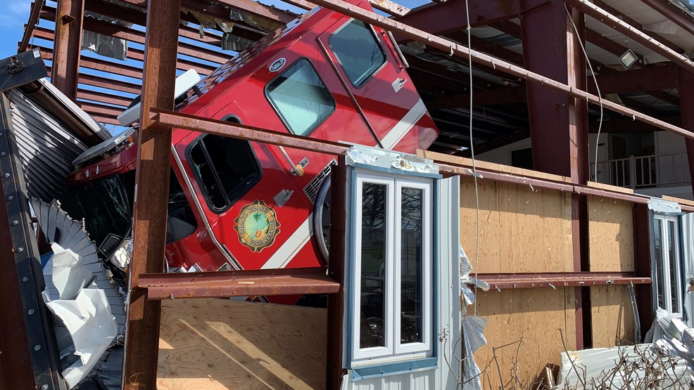 Crew works to rebuild volunteer fire station in The Bahamas | WPEC