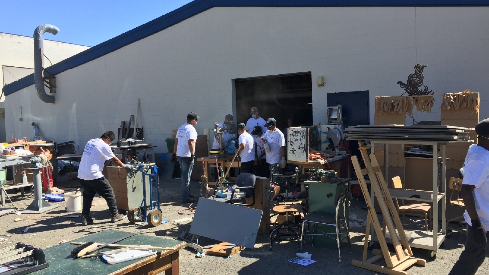 Barrick Gold employees participate in school improvement project at ...