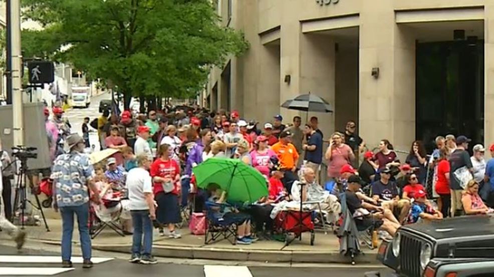 Huge crowd for Trump Rally in Nashville, TN