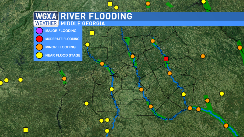 TOO MUCH RAIN: Flood warnings issued in Middle Georgia | WGXA